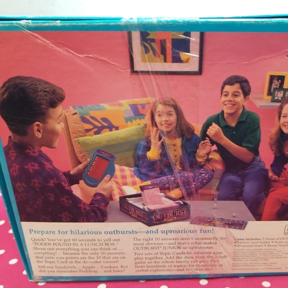 vintage Outburst | Other | Vintage Family Game Outburst Jr Junior Board ...
